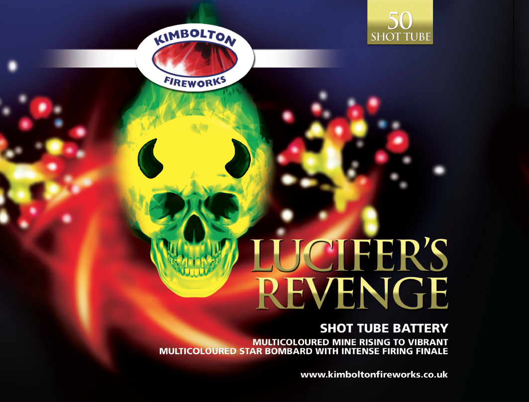 Adrenaline Creative Packaging design for Kimbolton Fireworks